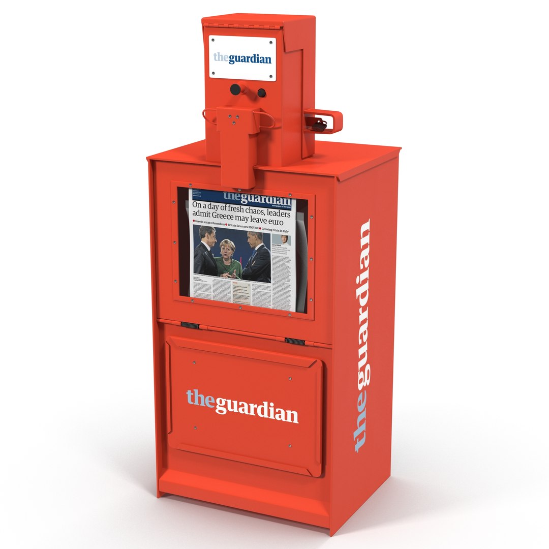 classic newspaper box red max