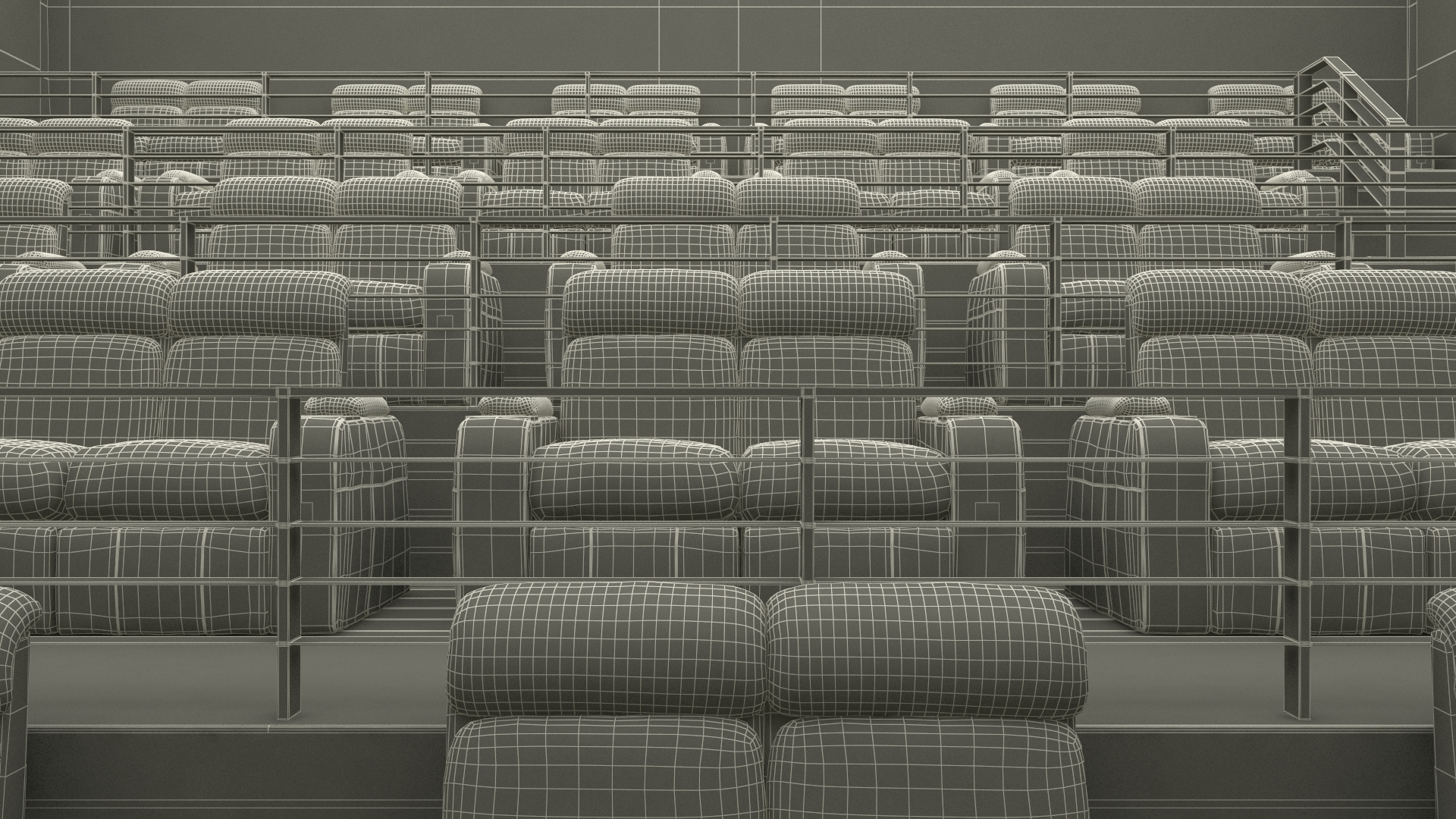 3D Model Small Cinema Interior - TurboSquid 2213181