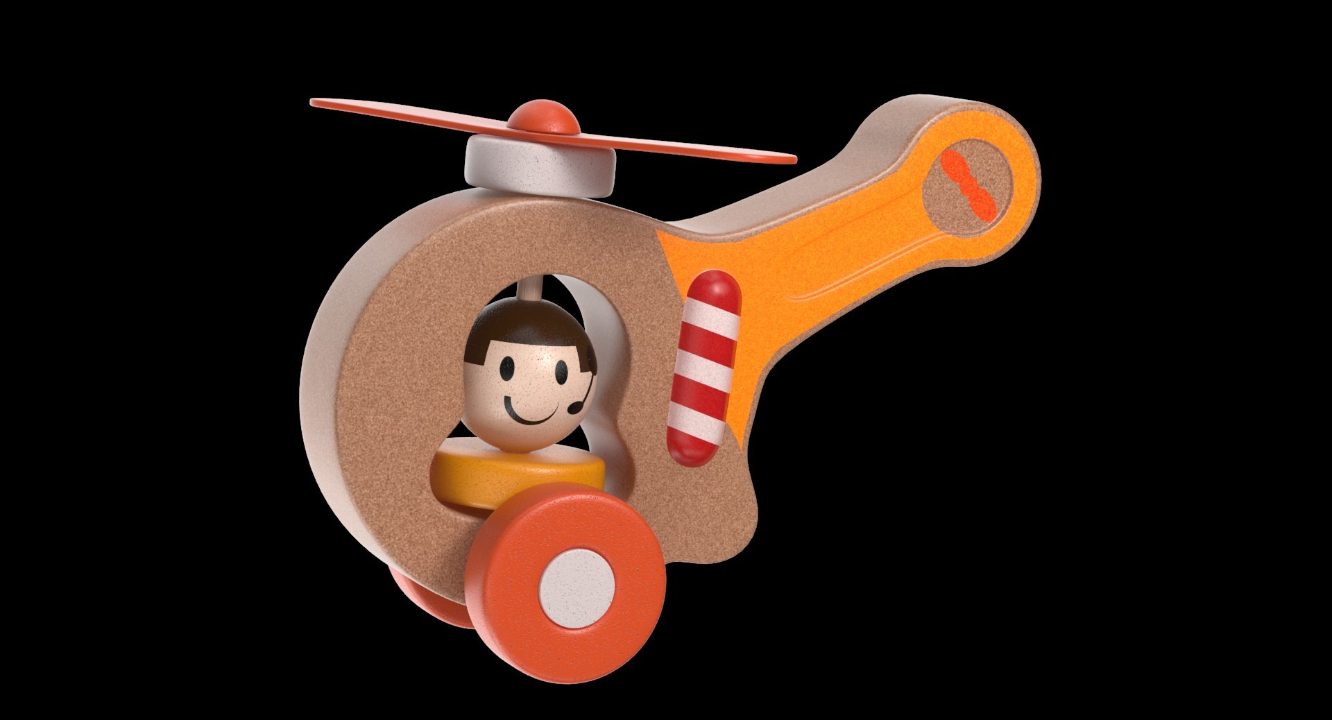 Toy Helicopter 3D Model - TurboSquid 1345192