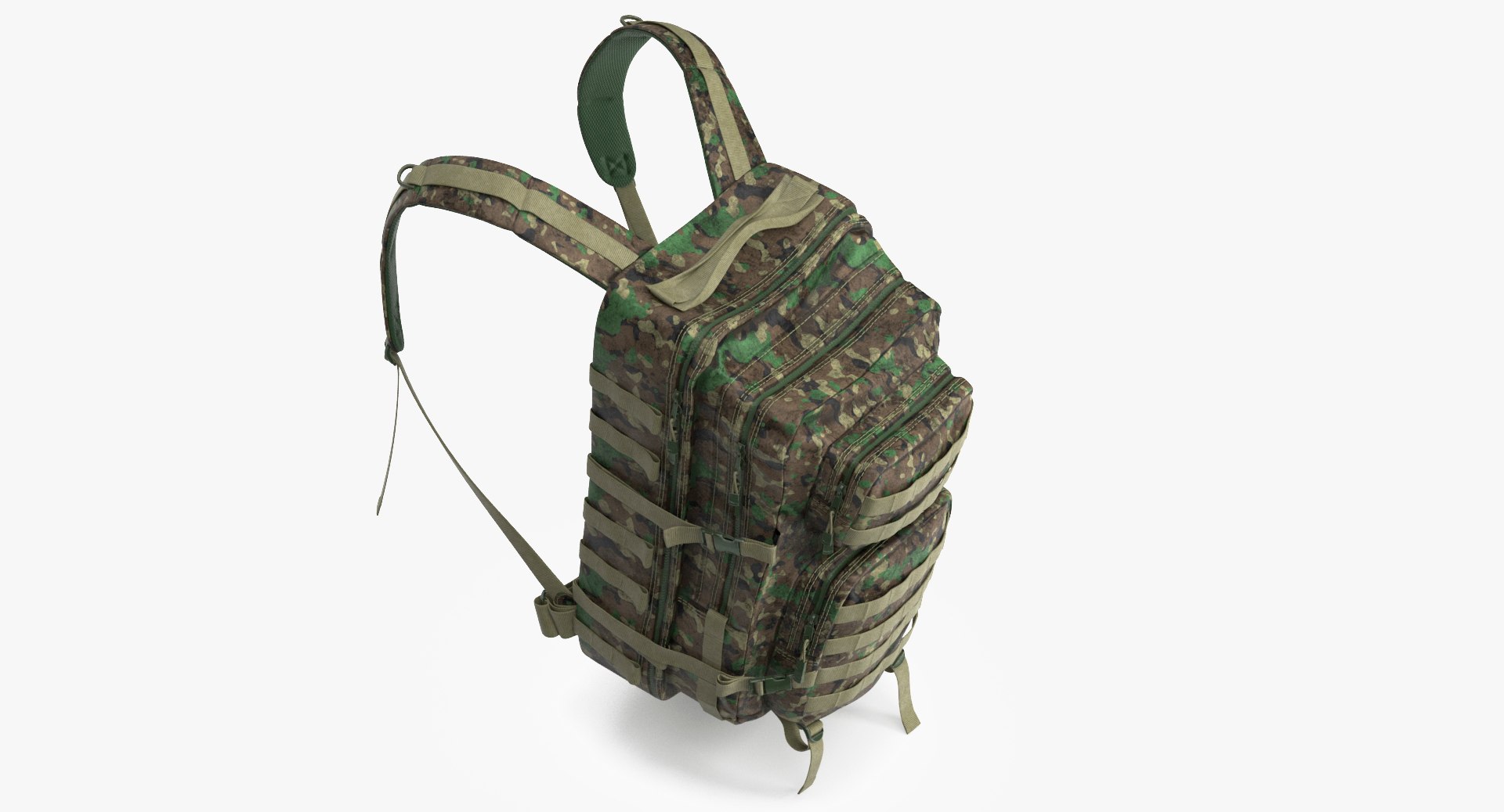 3D Military Backpack Model - TurboSquid 1373926