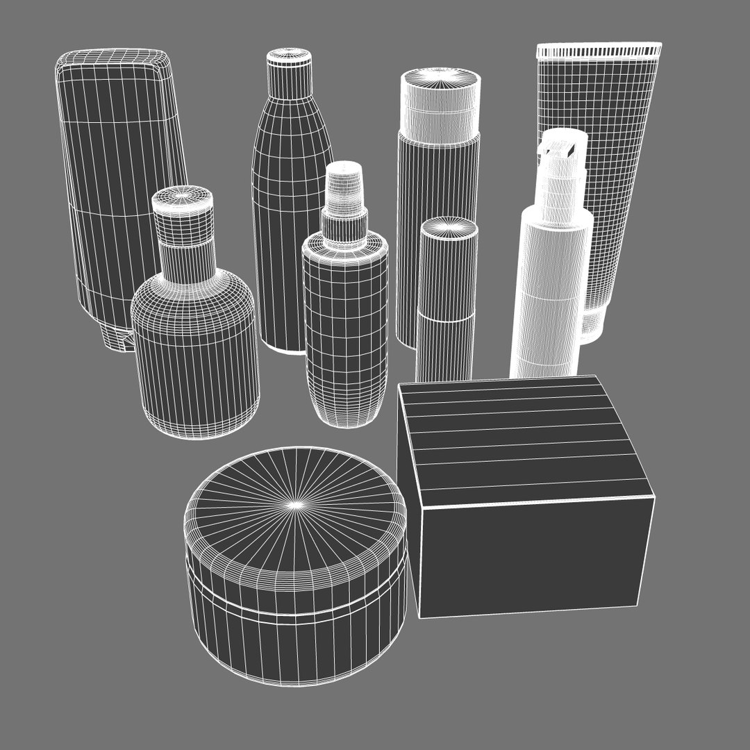 3d cosmetic pack model