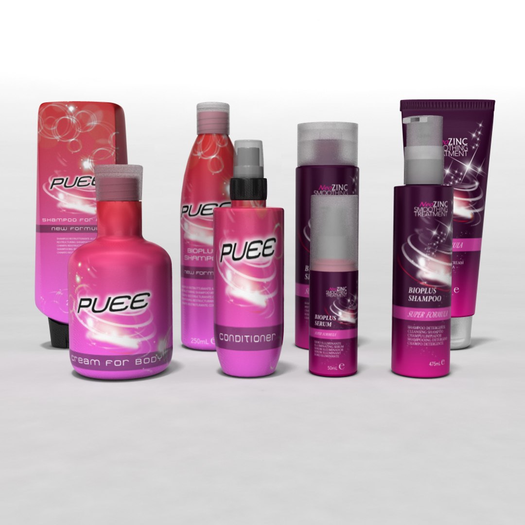 3d cosmetic pack model