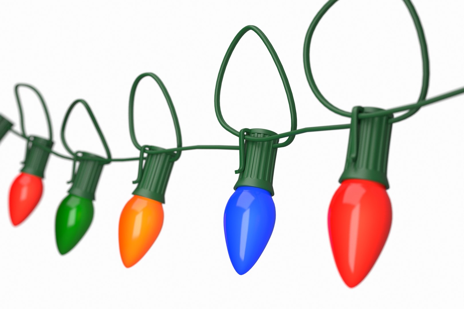 3D String Christmas Light - TurboSquid 1355722