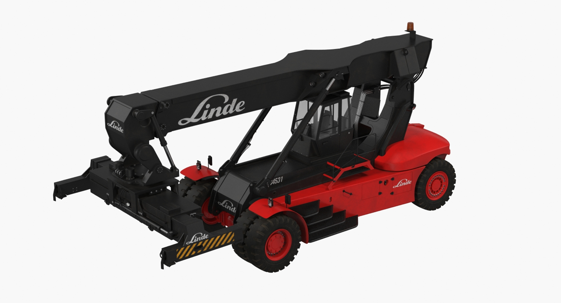 Reach Stacker Linde Model - TurboSquid 1304951