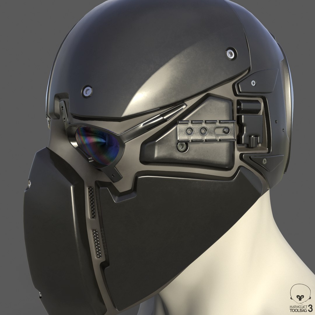 3D Ronin Tactical Mask - TurboSquid 1203688