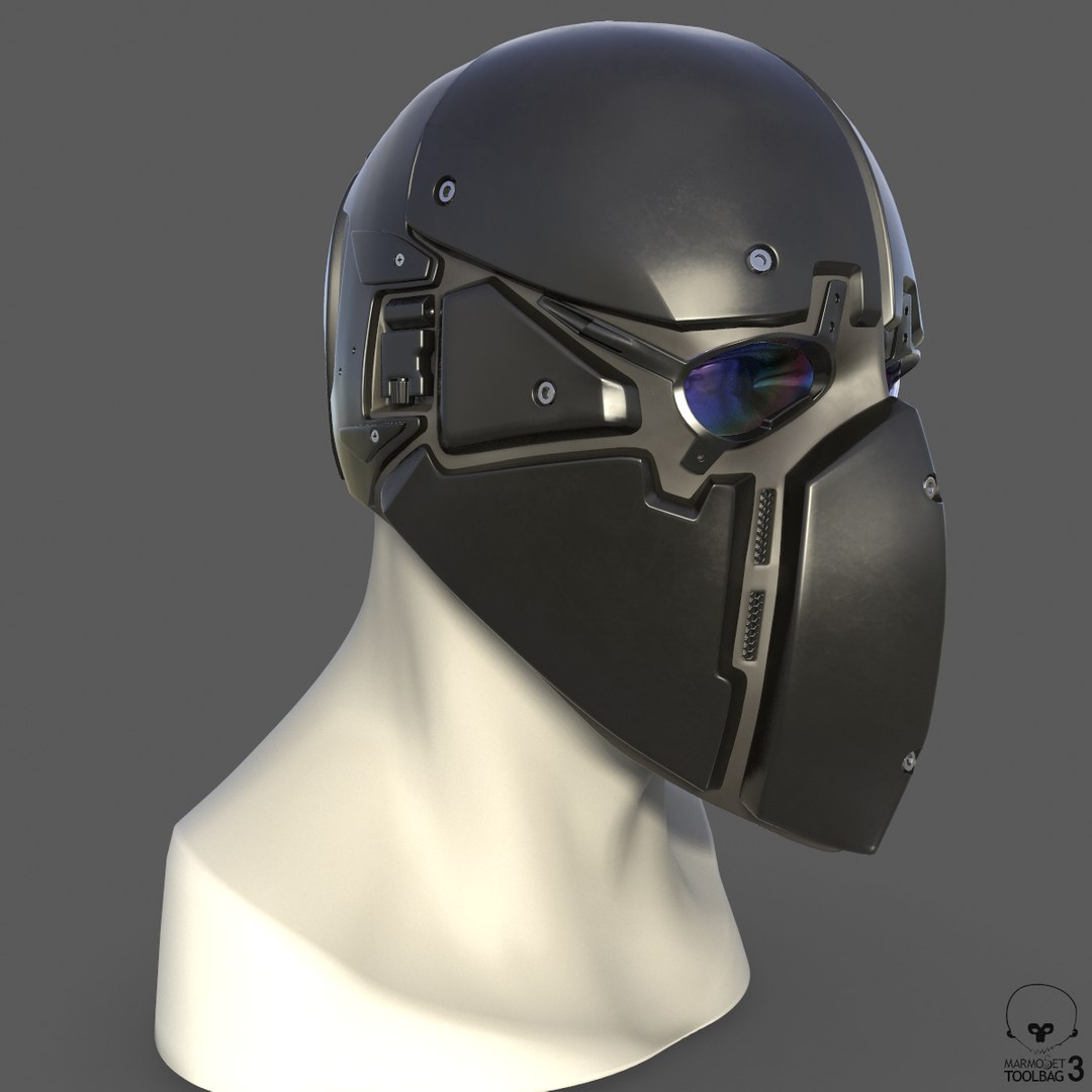 3D Ronin Tactical Mask - TurboSquid 1203688