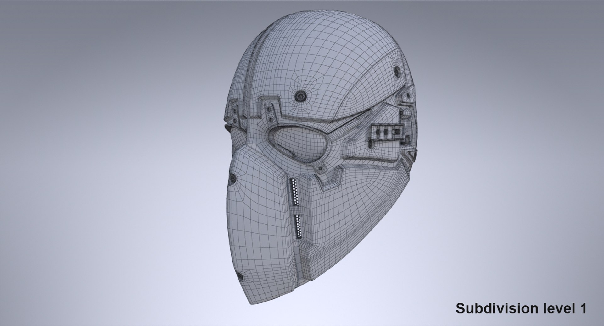 3D Ronin Tactical Mask - TurboSquid 1203688