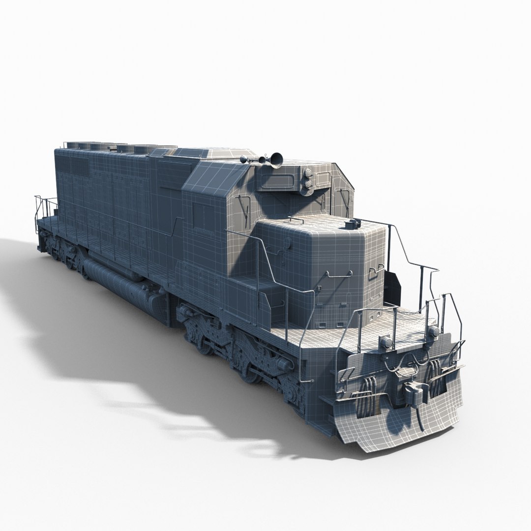 Maya Emd Train Engine