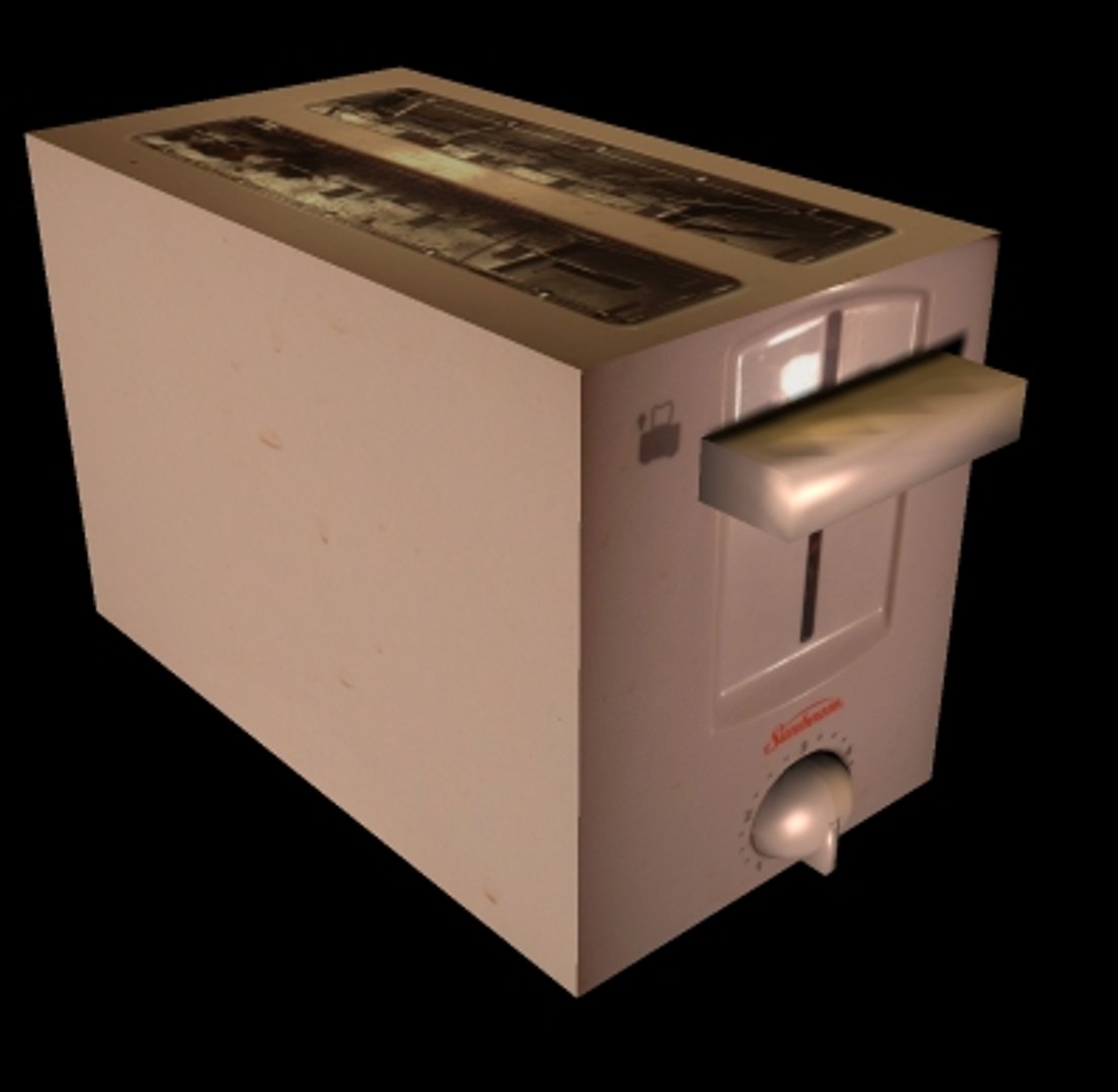 Toaster Toast 3d