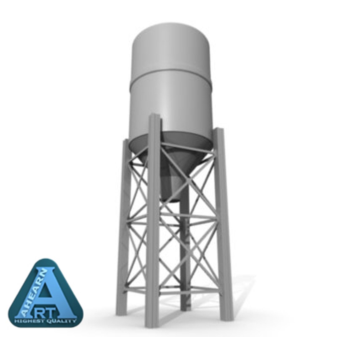 Industrial Factory Elements 3d Model