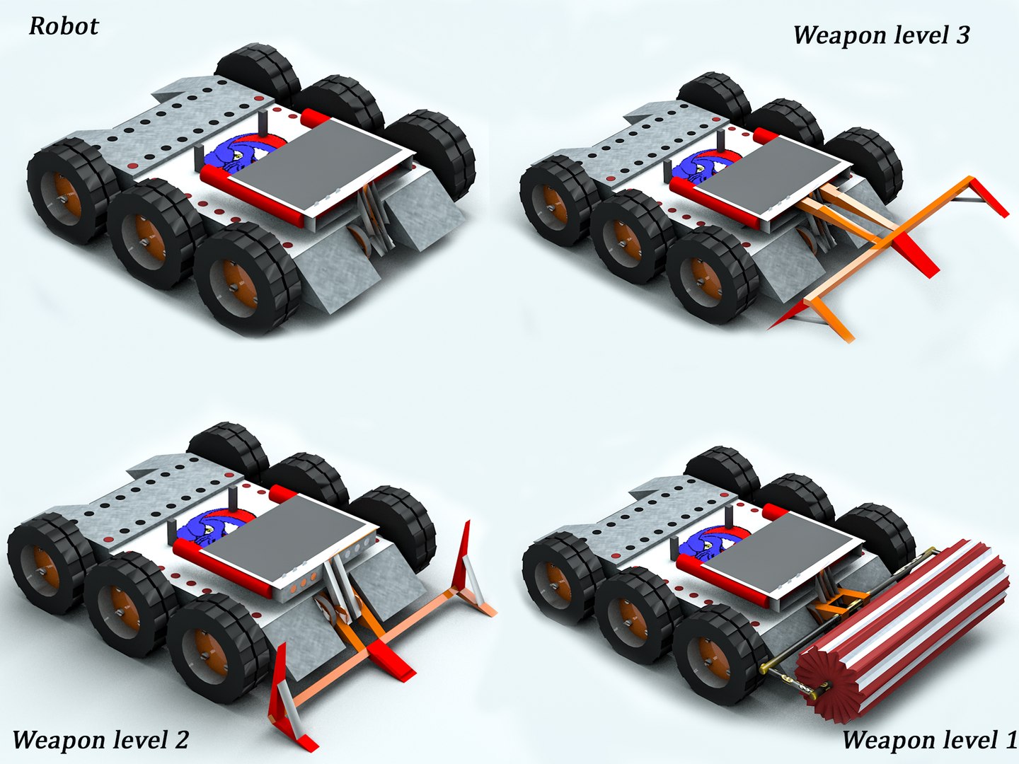 3D Robot Fight - TurboSquid 1452771