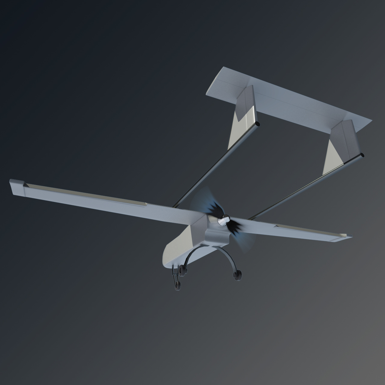 3d twin uav mugin drone