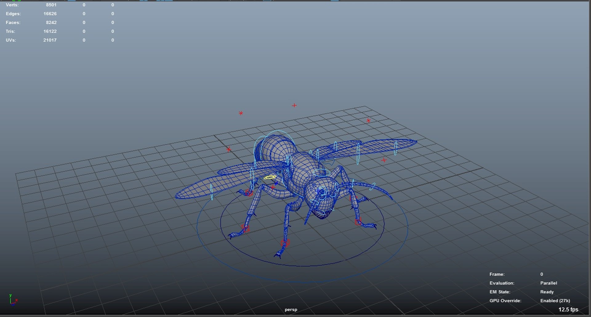 3D Bee Animation Model - TurboSquid 1386756
