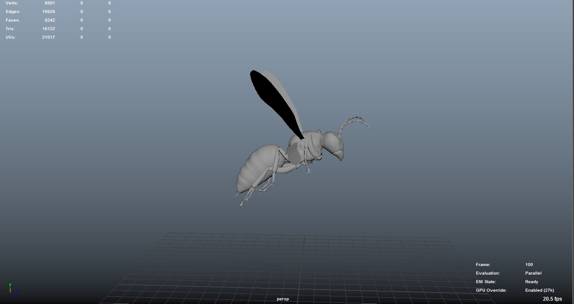 3D Bee Animation Model - TurboSquid 1386756