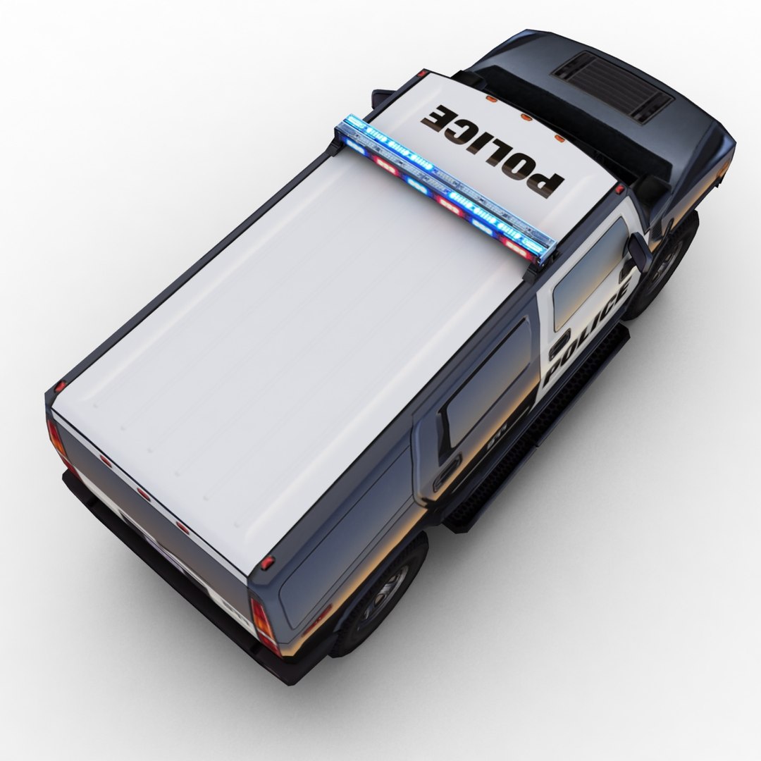 3D generic police suv - TurboSquid 1348527