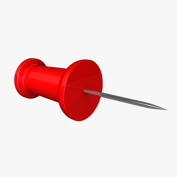 3d model of pushpin