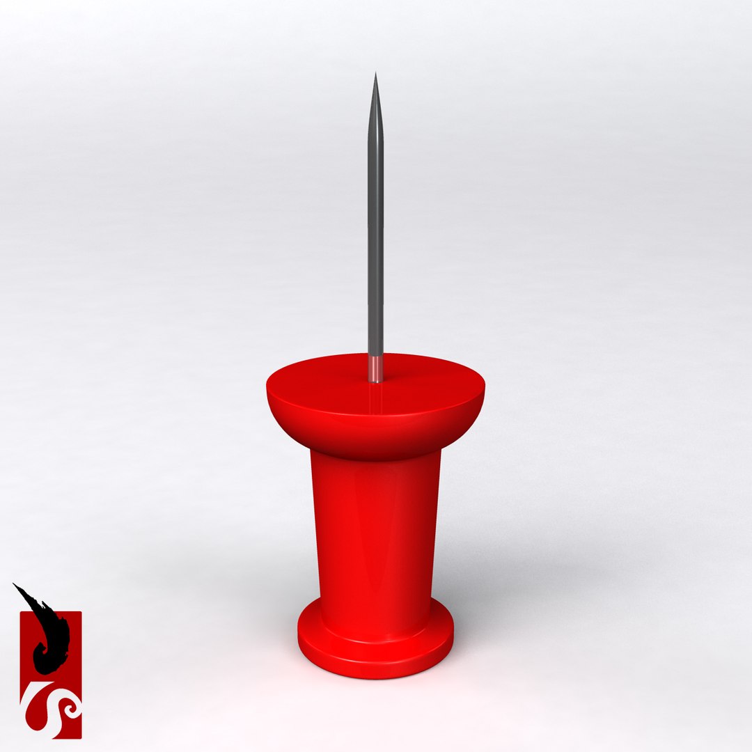 3d Model Of Pushpin