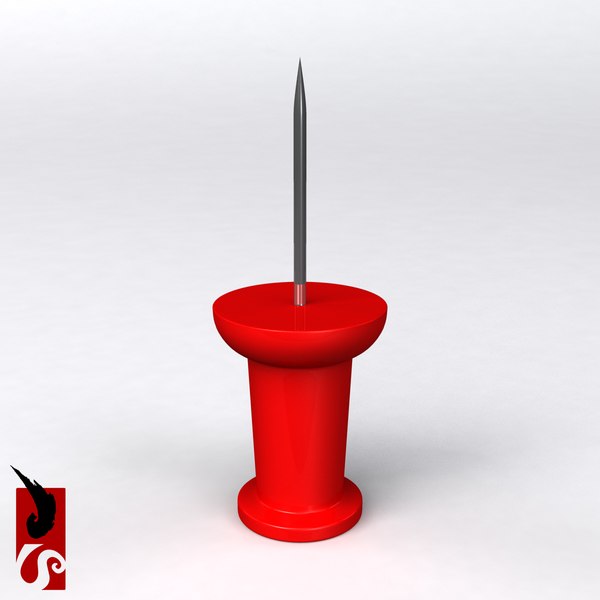 3d model of pushpin