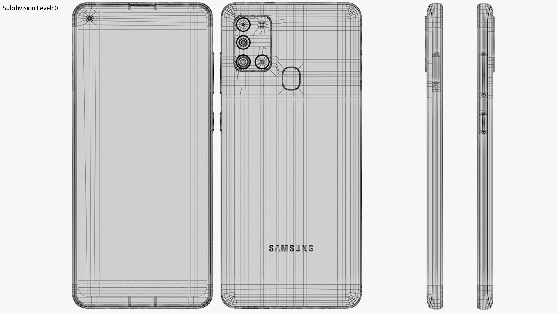 Realistic Samsung Galaxy A21s 3D Model - TurboSquid 1571015
