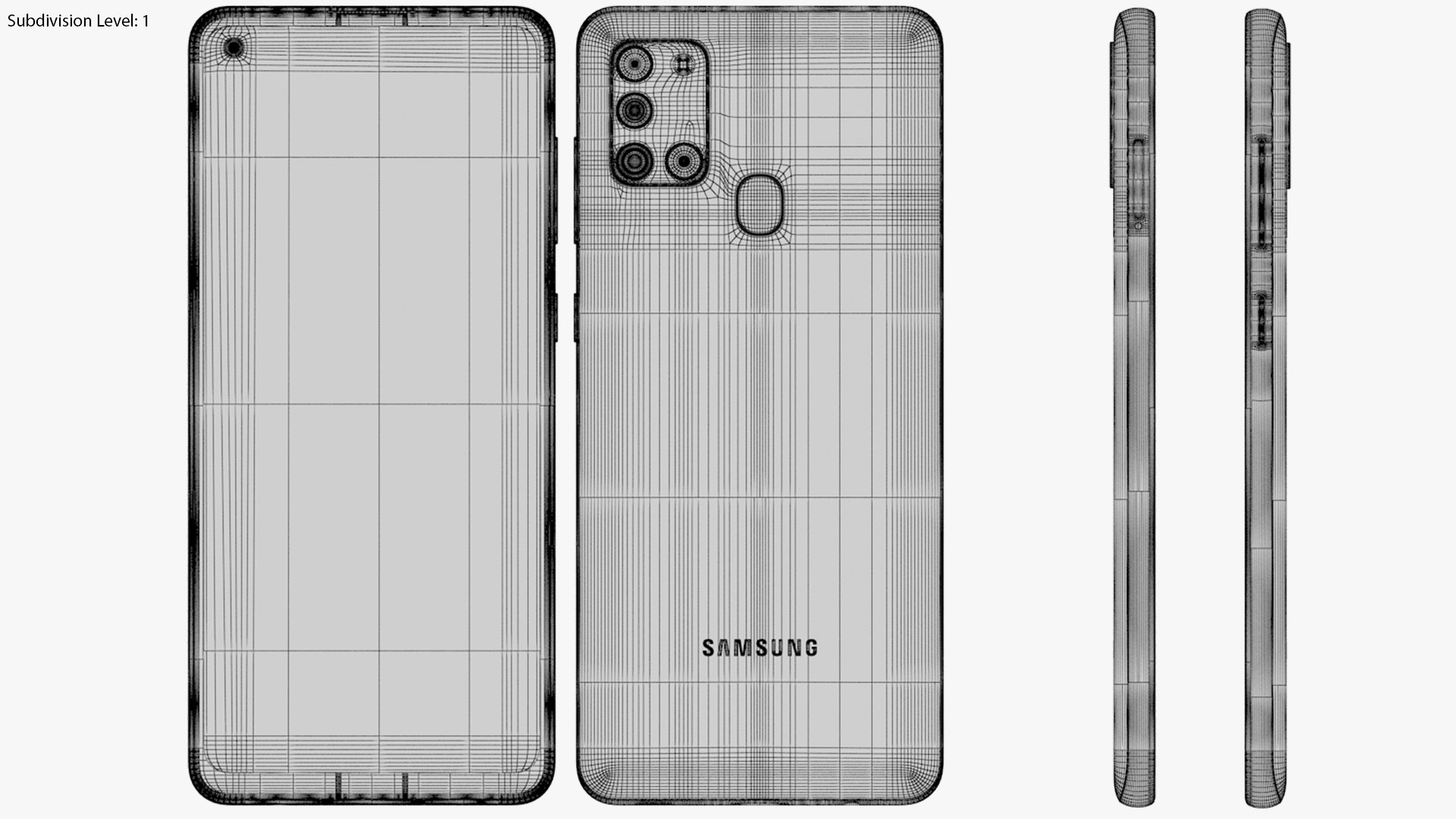 Realistic Samsung Galaxy A21s 3D Model - TurboSquid 1571015