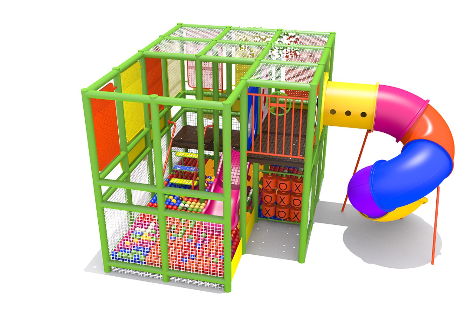 Indoor Playland Playground 3D Model - TurboSquid 1438157