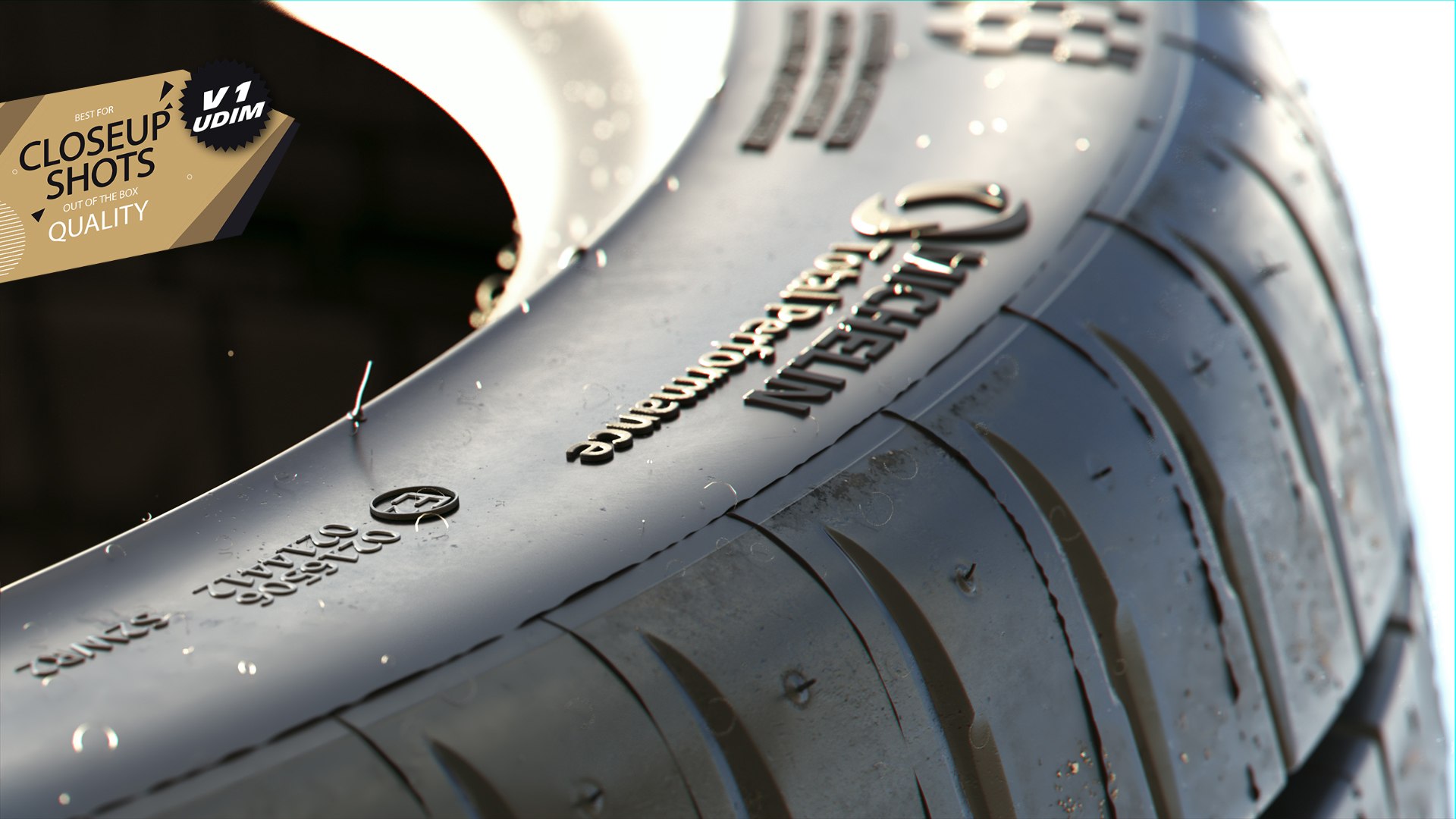 3D Car Tire Model - TurboSquid 1547145