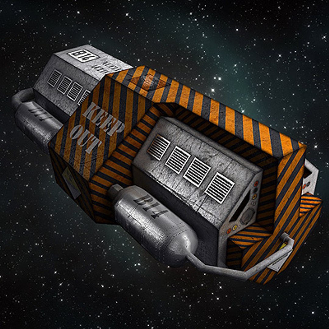 nuclear satellite - miscellaneous 3d model