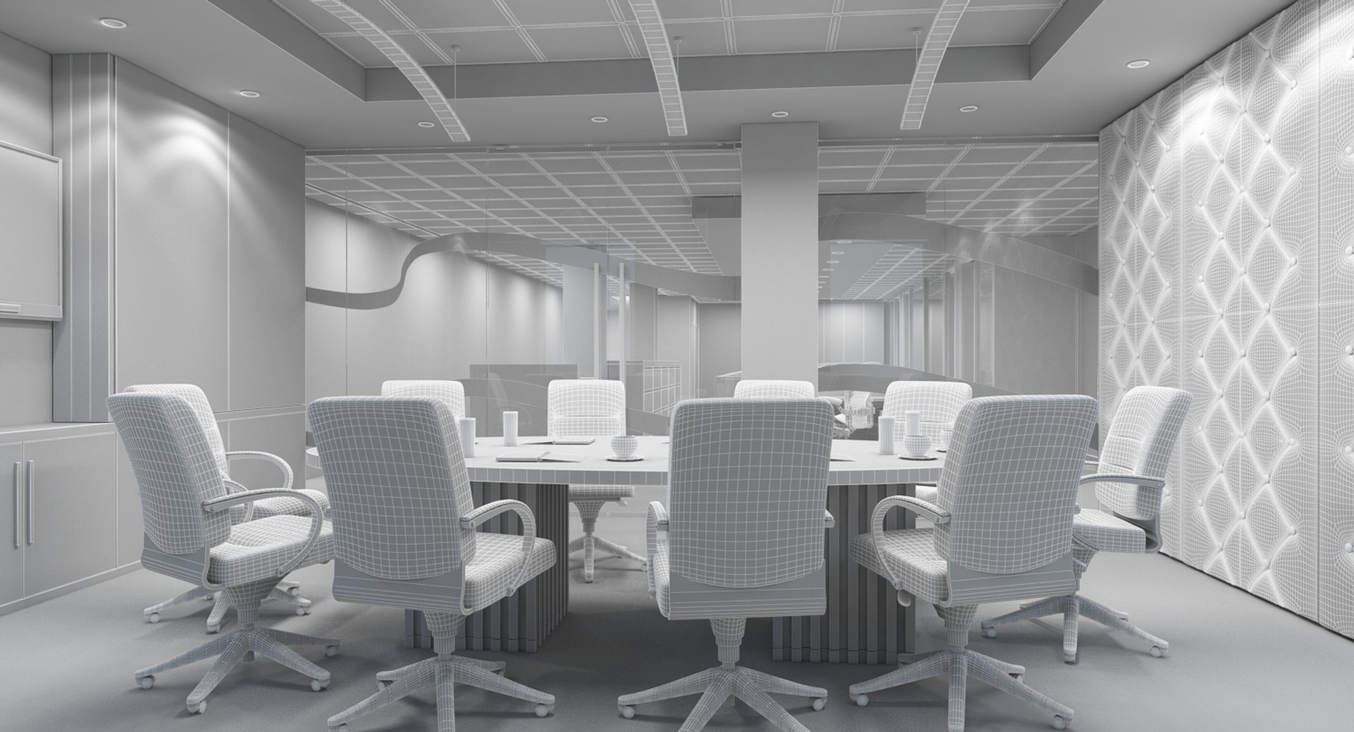 Office Interior 3d Model