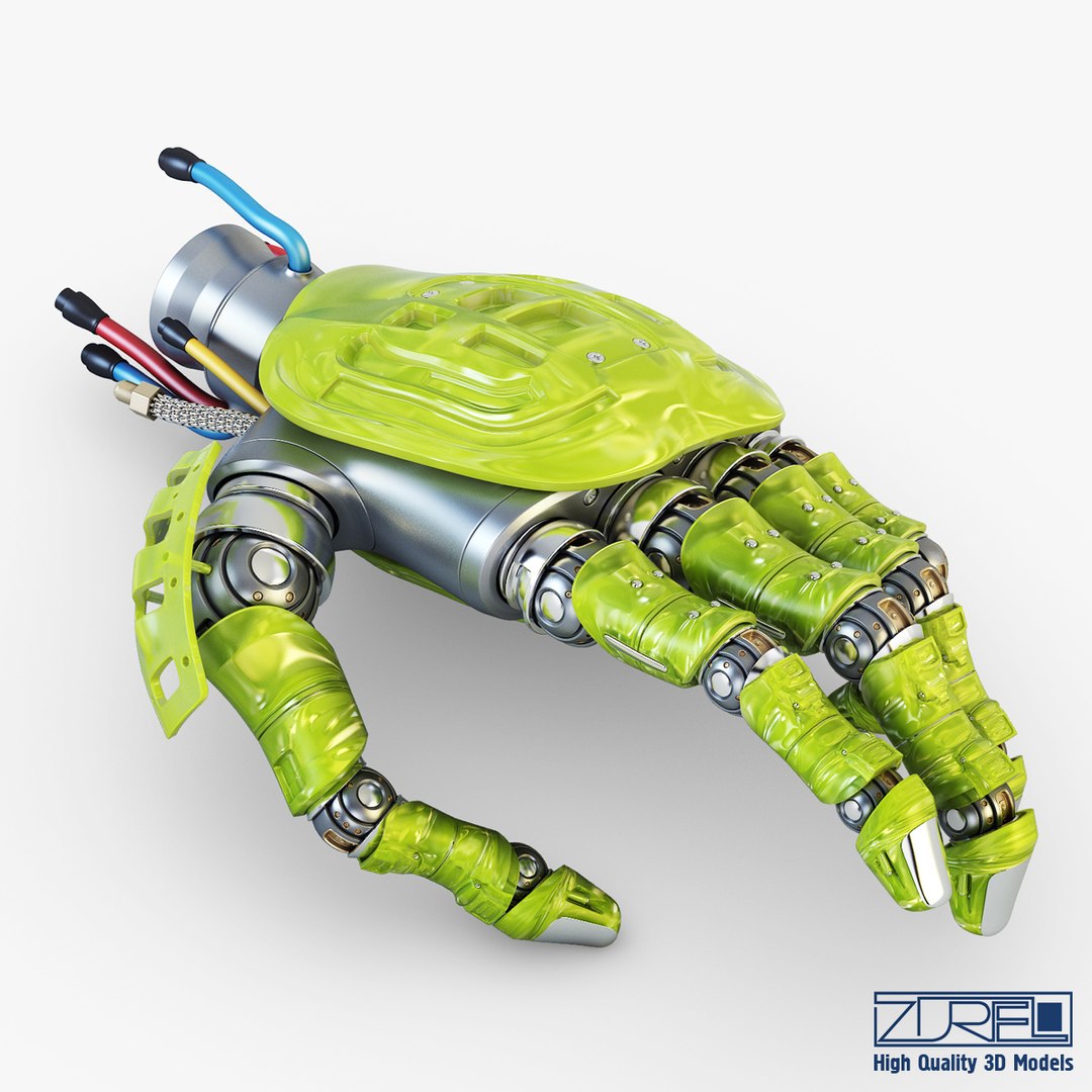 Bio robotic hand v 3D - TurboSquid 1173443
