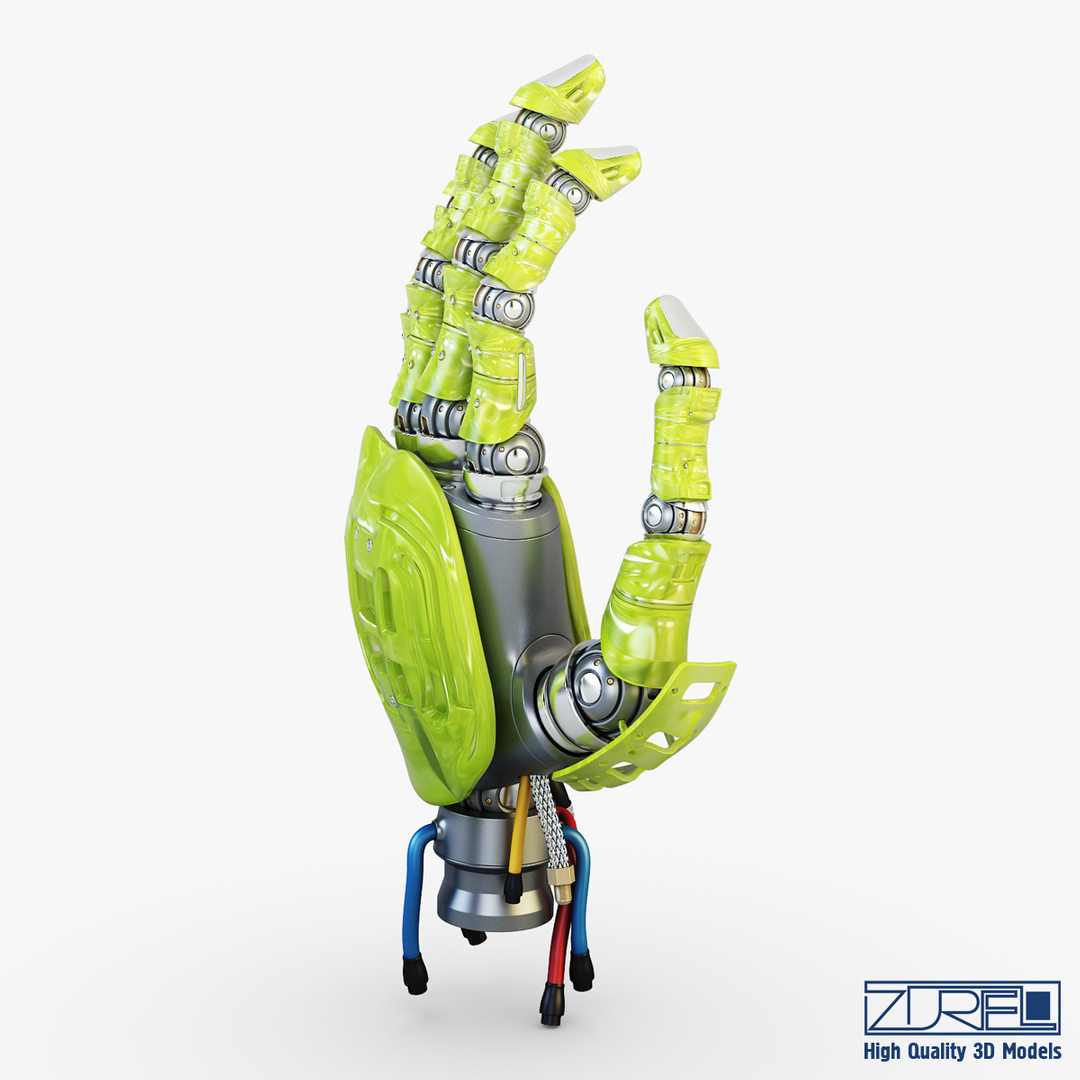 Bio robotic hand v 3D - TurboSquid 1173443