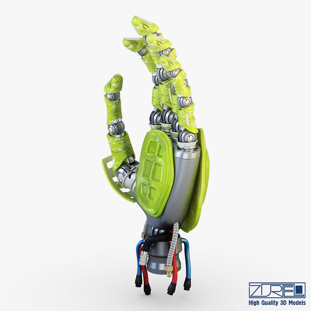 Bio robotic hand v 3D - TurboSquid 1173443