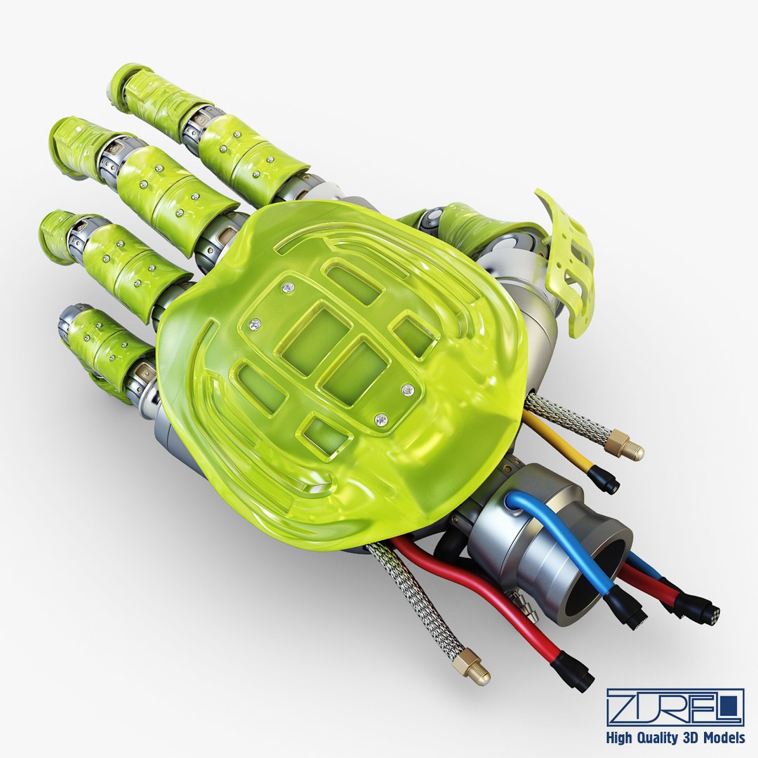 Bio robotic hand v 3D - TurboSquid 1173443