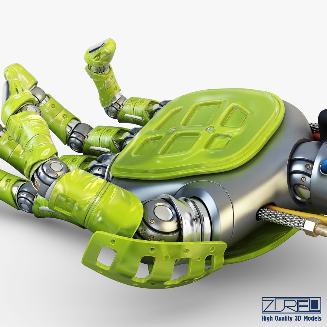 Bio robotic hand v 3D - TurboSquid 1173443