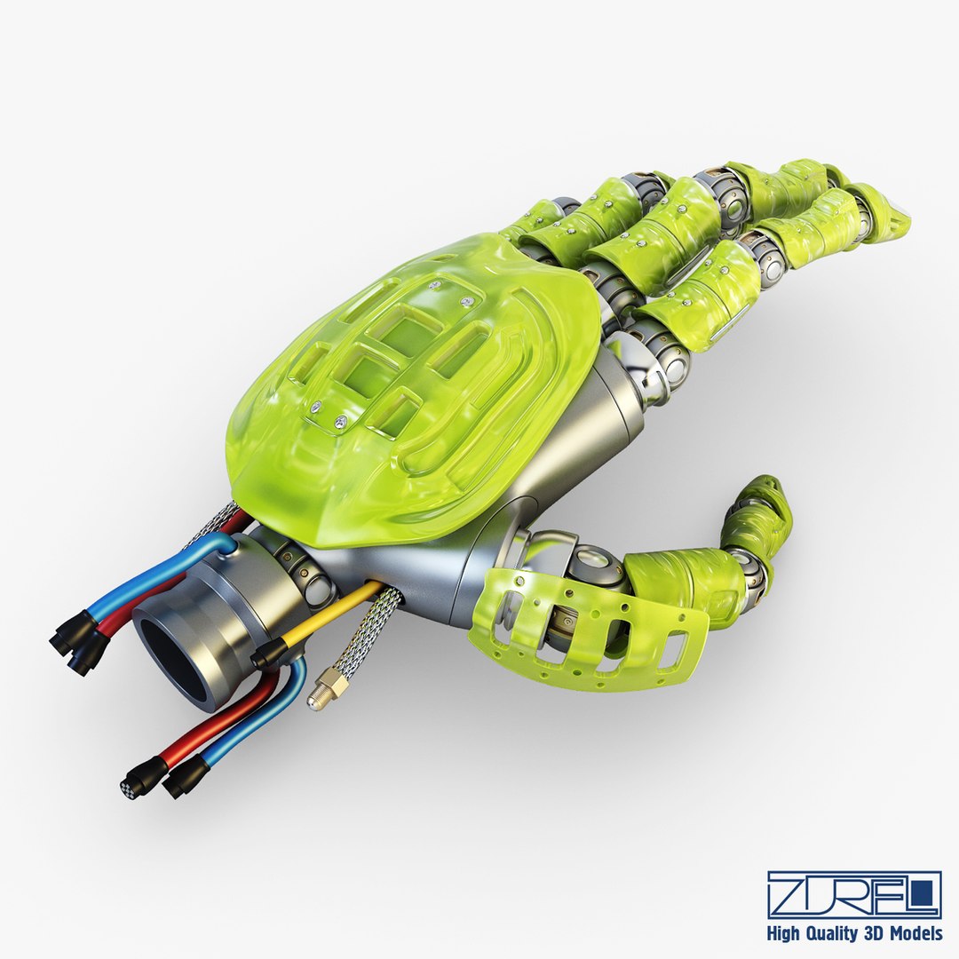 Bio robotic hand v 3D - TurboSquid 1173443