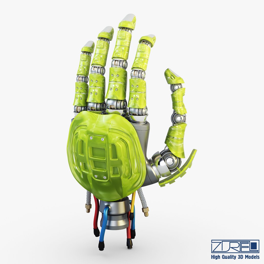 Bio robotic hand v 3D - TurboSquid 1173443