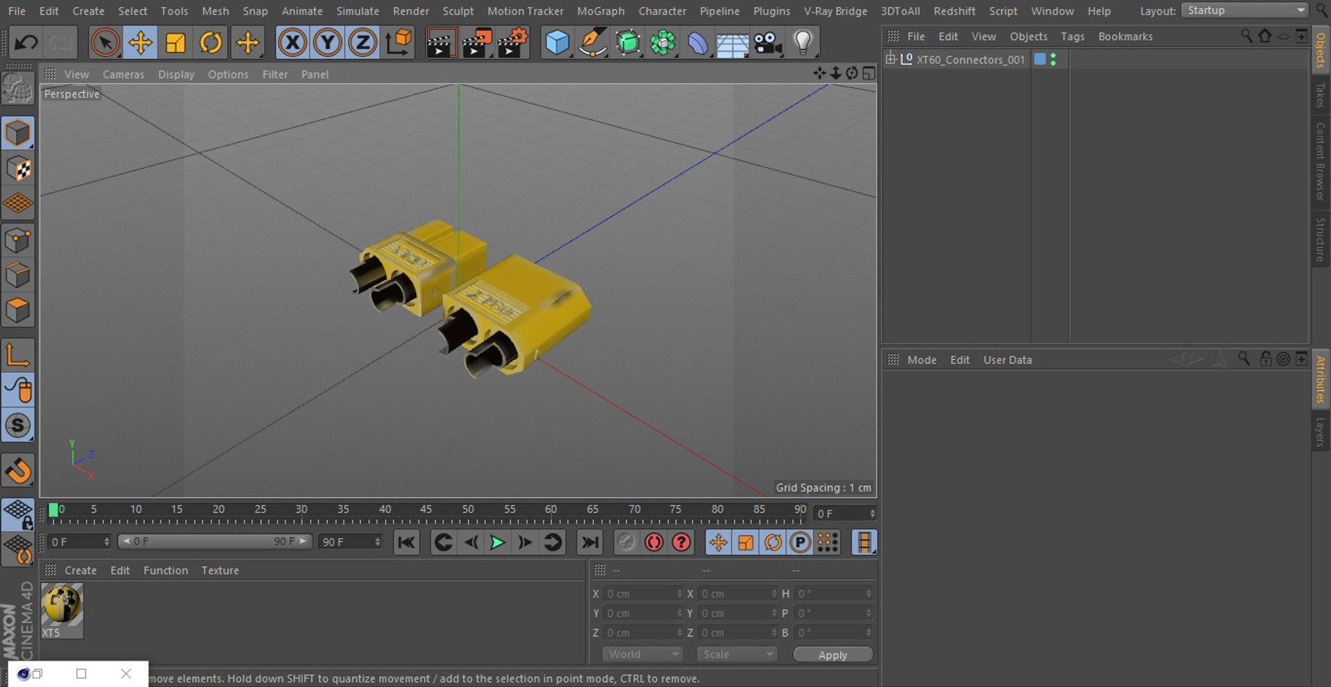 XT60 Connectors 3D Model - TurboSquid 1930794