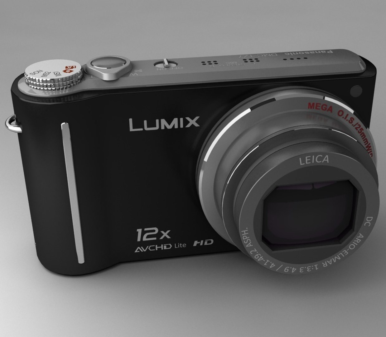 3d Panasonic Dmc-tz7 Model
