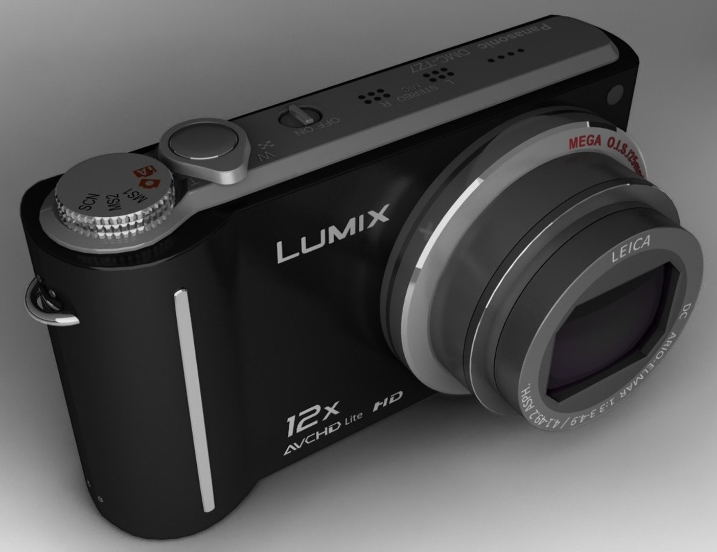 3d Panasonic Dmc-tz7 Model