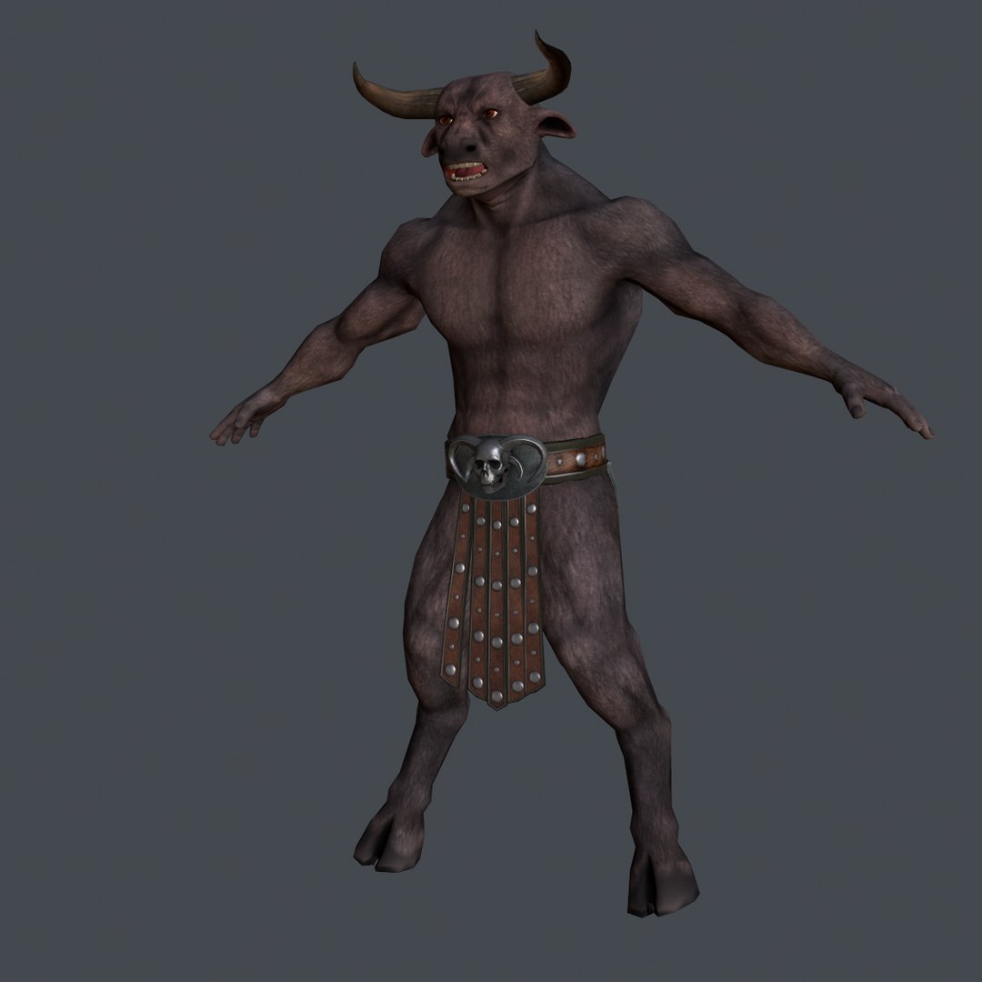 3d Minotaur Armor