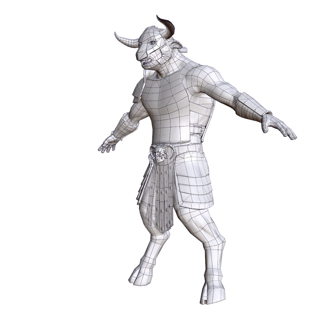 3d Minotaur Armor