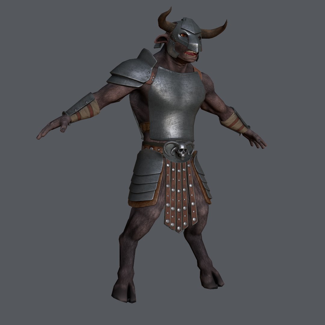 3d Minotaur Armor
