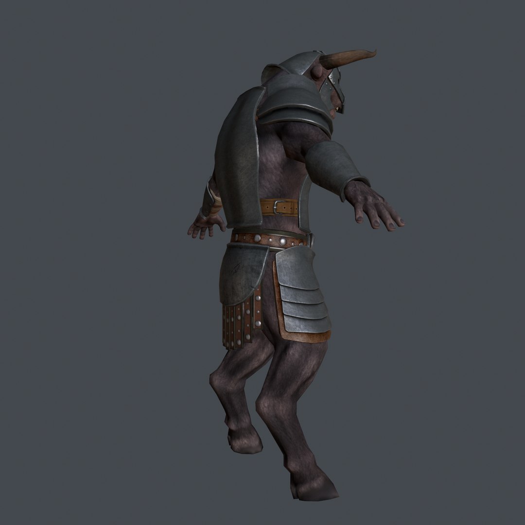 3d Minotaur Armor