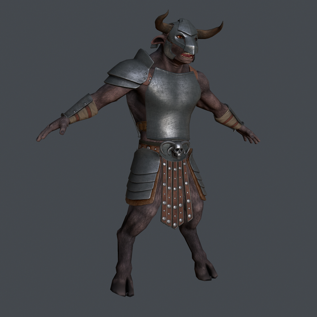 3d Minotaur Armor