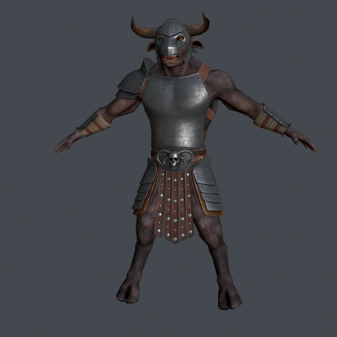 3d Minotaur Armor