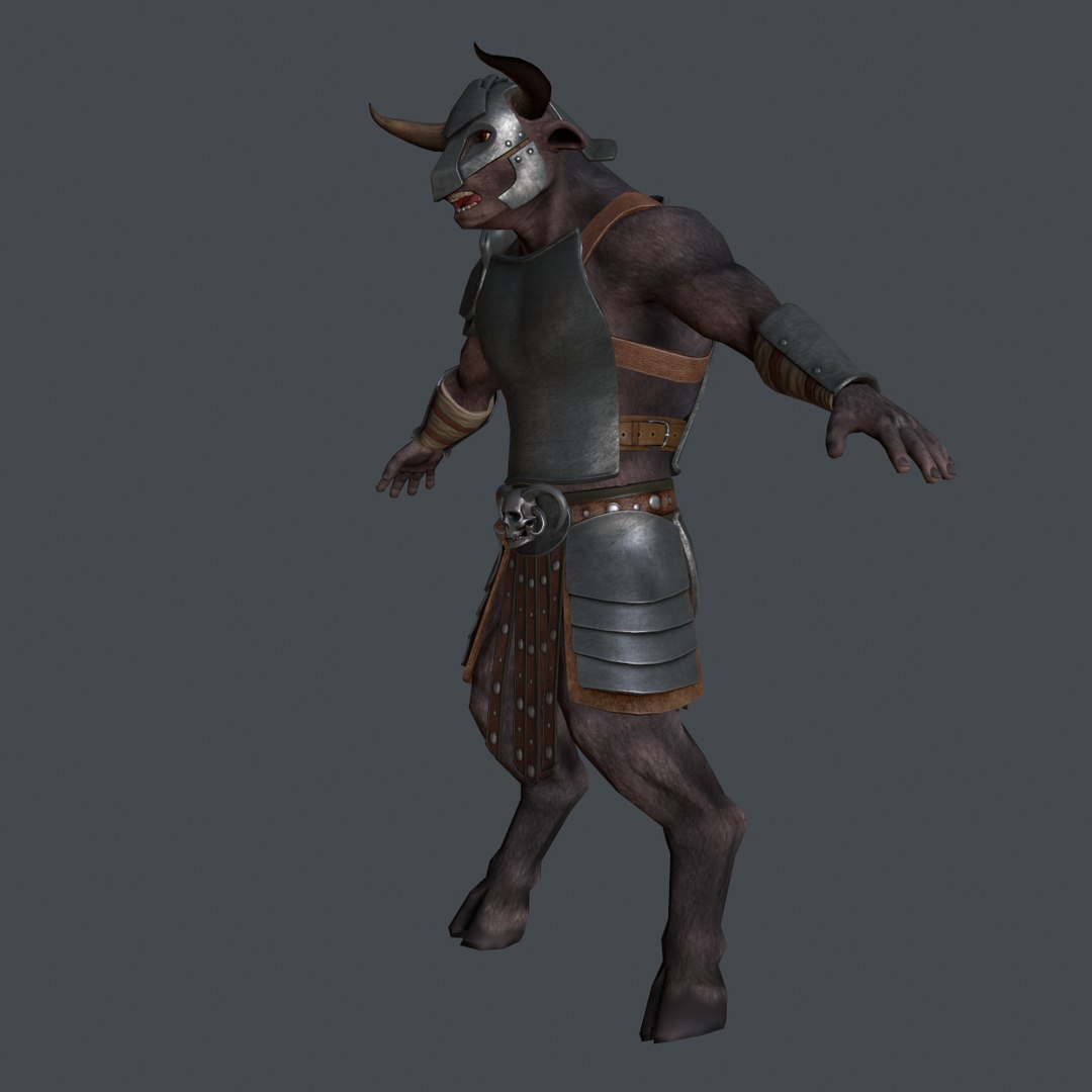 3d Minotaur Armor