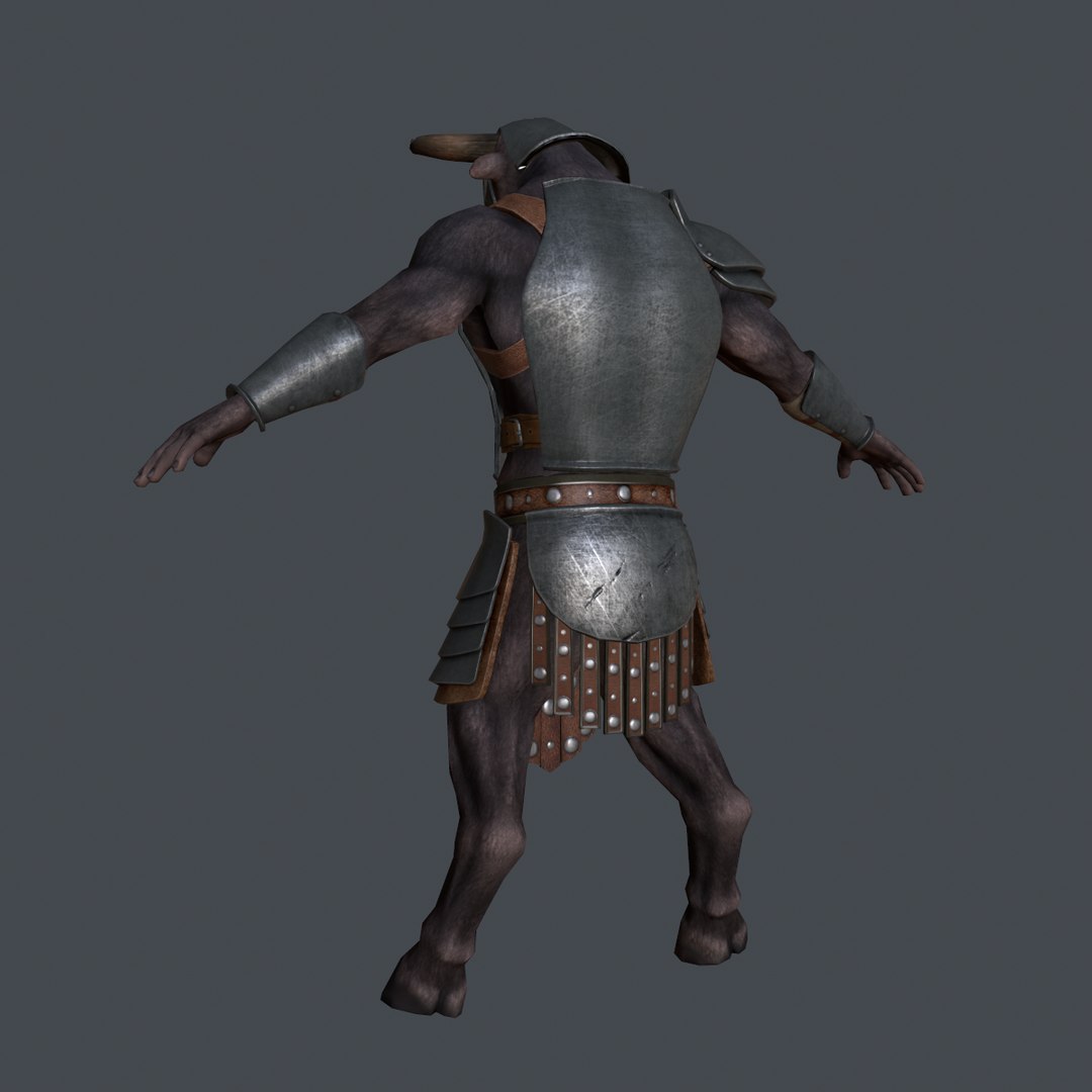 3d Minotaur Armor