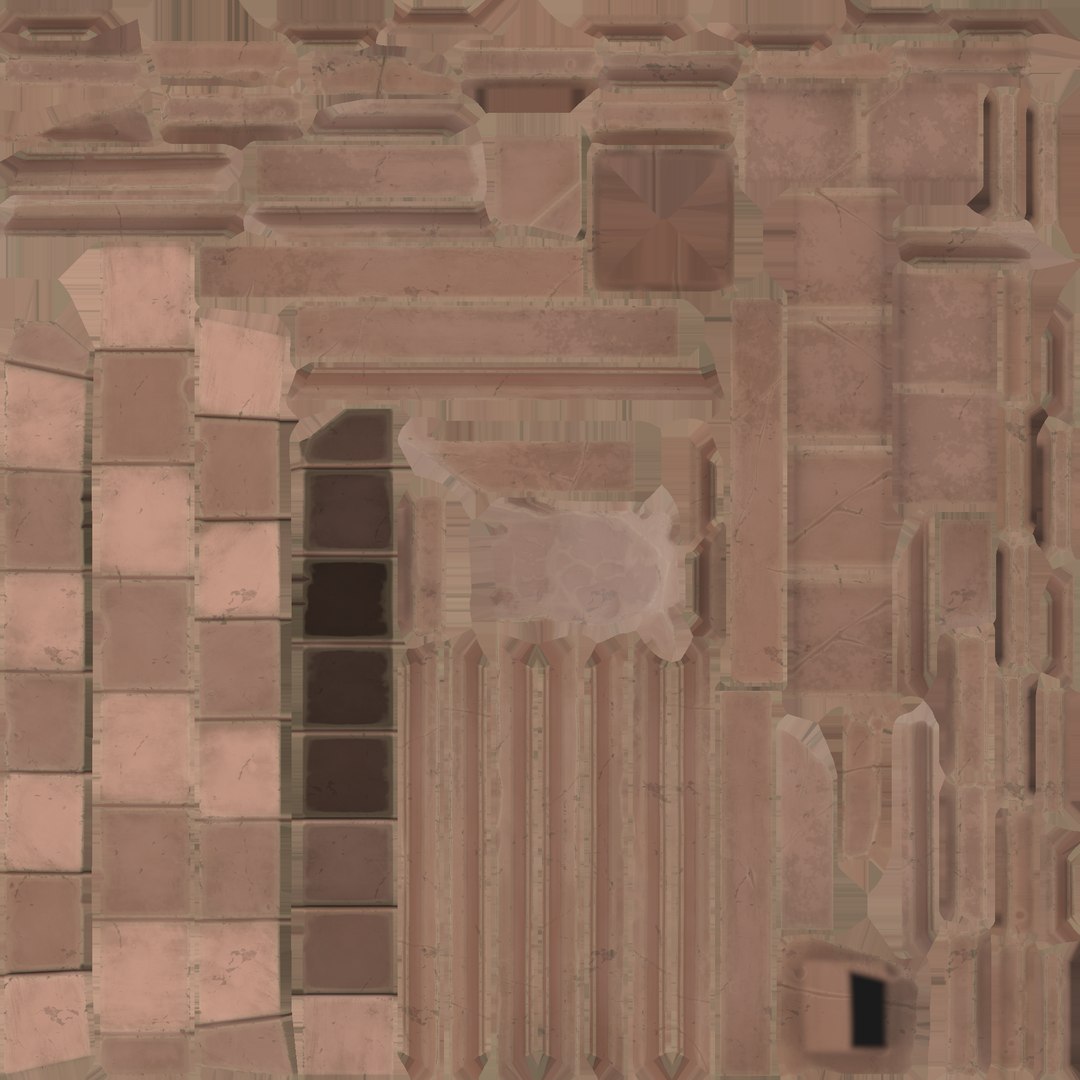 3D Stylized Ruin - TurboSquid 1847185