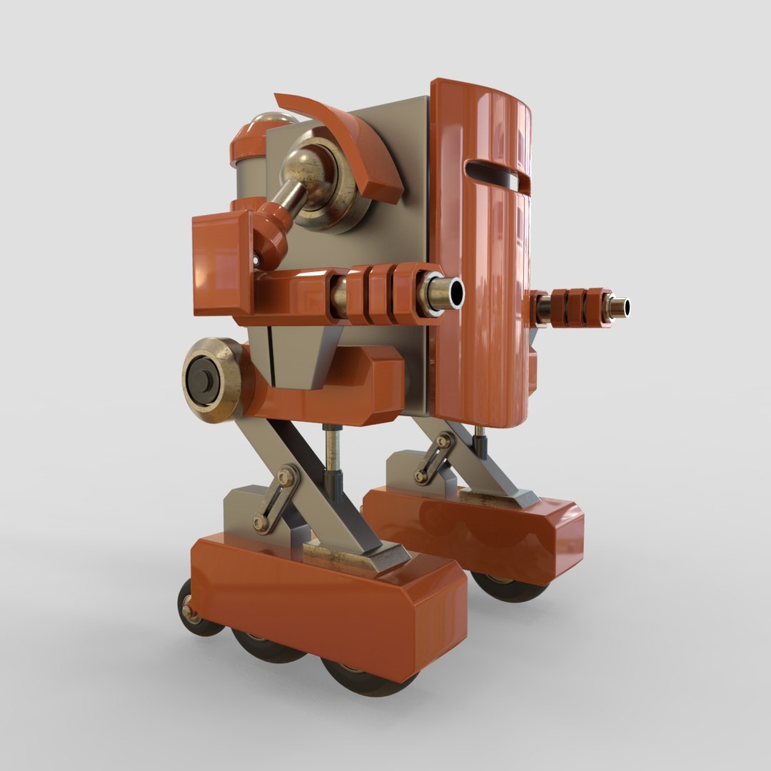 Robot Cartoon C 3D Model - TurboSquid 1190105