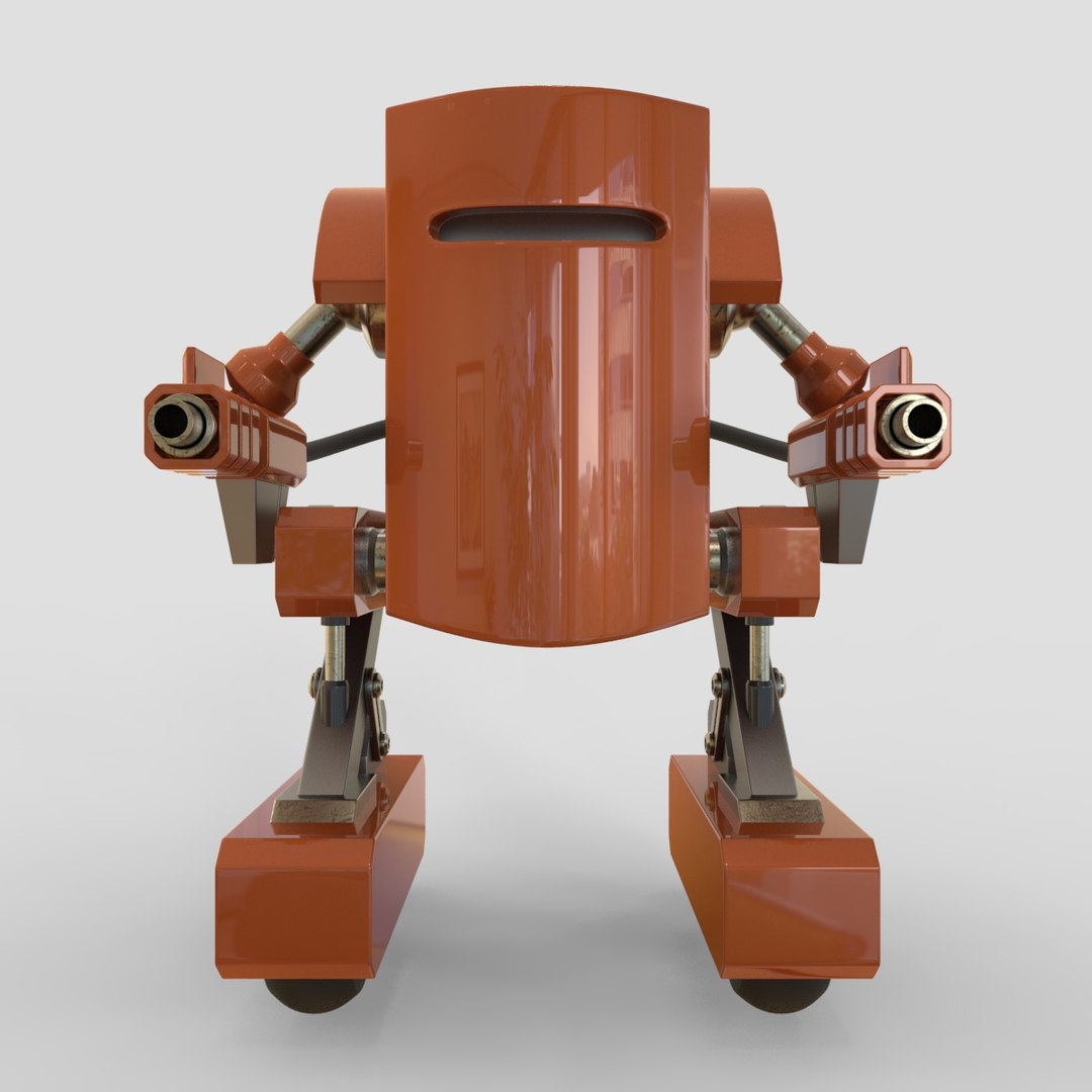 Robot Cartoon C 3D Model - TurboSquid 1190105
