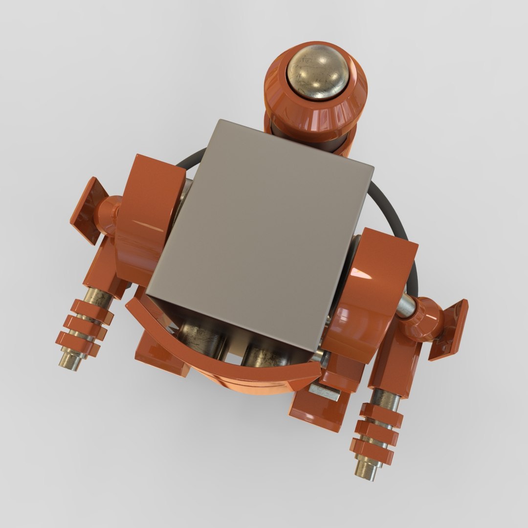 Robot Cartoon C 3D Model - TurboSquid 1190105